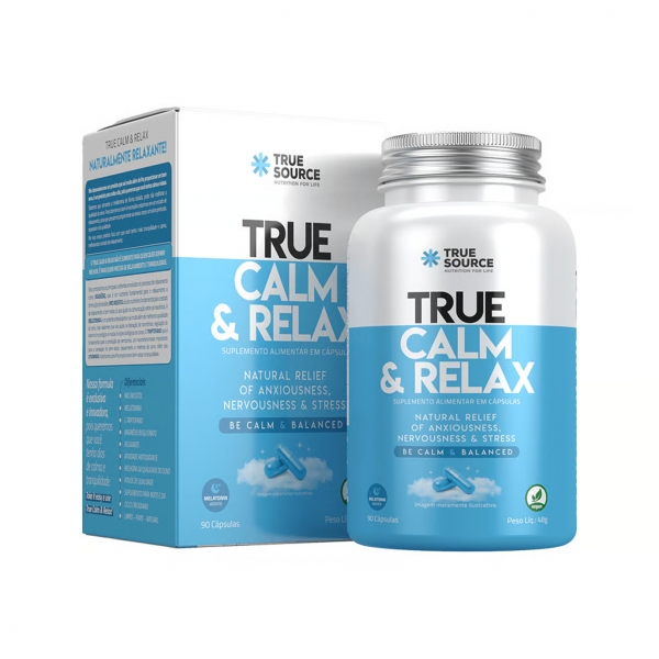 TRUE CALM & RELAX (TRIPTOFANO + MELATONINA + INOSITOL + MAGNESIO) 90 ...
