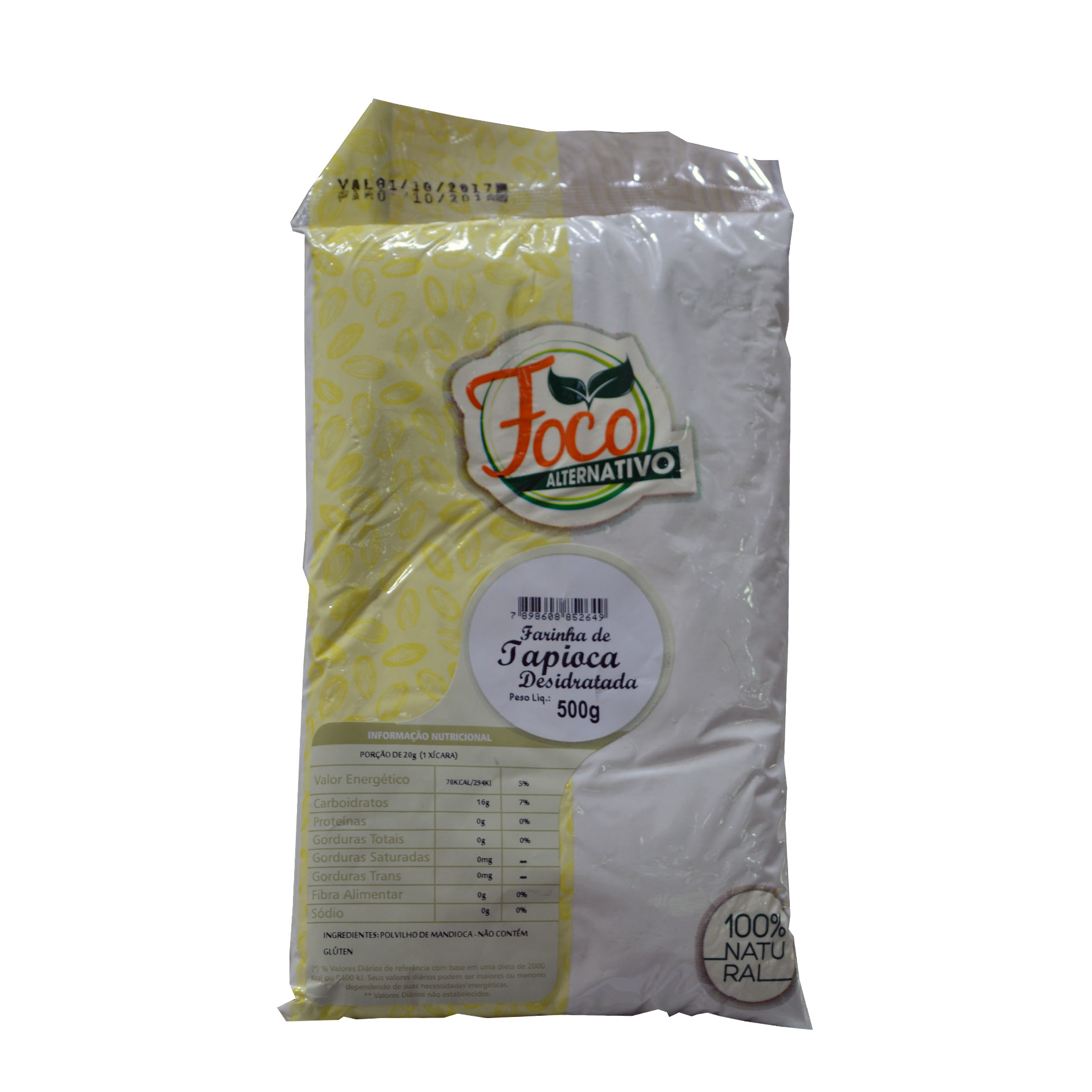 TAPIOCA FARINHA DESIDRATADA - FOCO ALTERNATIVO - Foco Alternativo ...