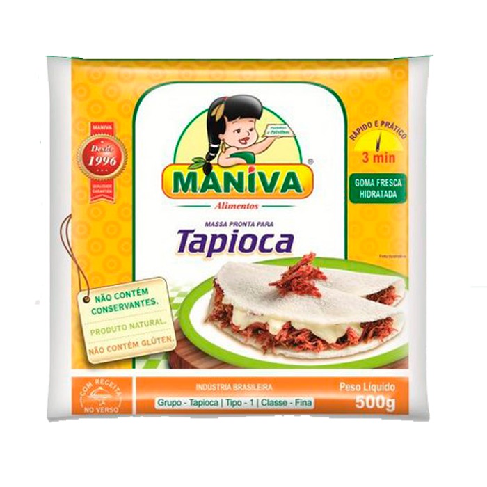 TAPIOCA PRONTA MANIVA - ( MASSA PARA TAPIOCA ) - ( GOMA PARA TAPIOCA ...