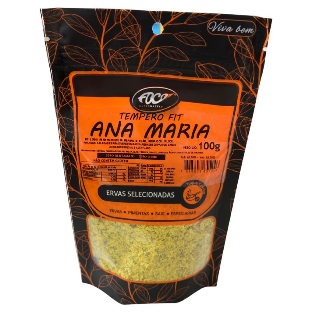 TEMPERO ANA MARIA FIT 100G - SEM GLUTAMATO E SEM SÓDIO - Foco ...