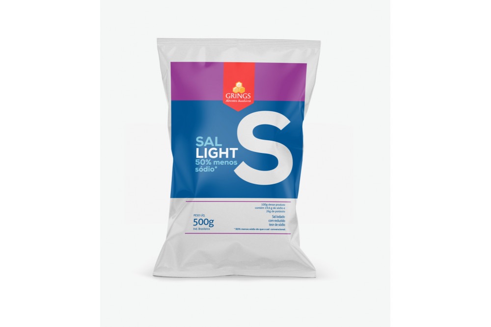 SAL LIGTH 500G GRINGS - Foco Alternativo - Atacado de Produtos Naturais