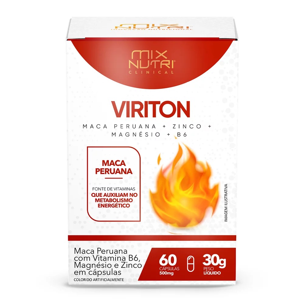 CLINICAL VIRITON - 60 CAPS (MACA PERUANA + VITAMINAS E ZINCO) - Foco ...
