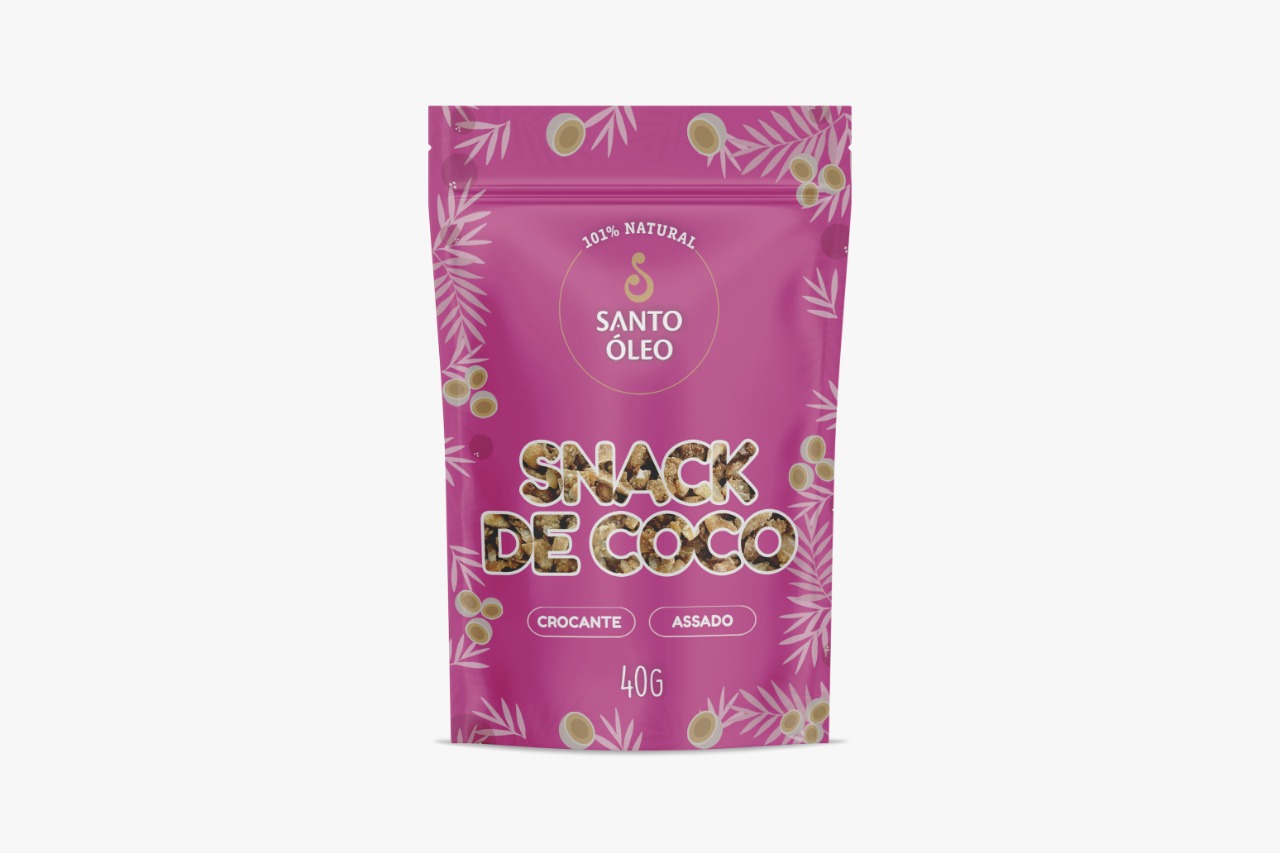 SNACK DE COCO 40 SANTO ÓLEO - Foco Alternativo - Atacado de Produtos ...