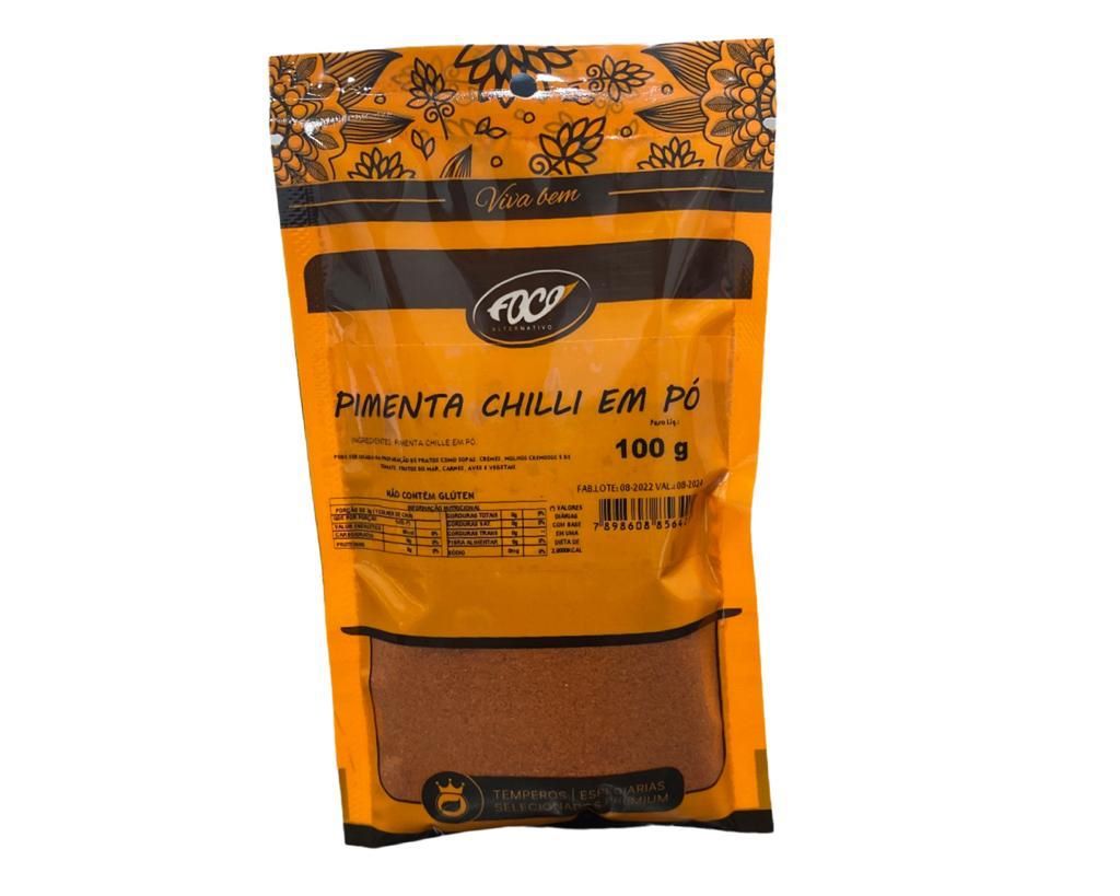 PIMENTA CHILLI PÓ 50G - FOCO ALTERNATIVO - Foco Alternativo - Atacado ...