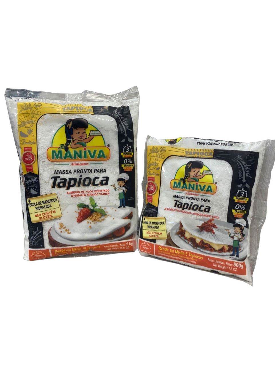 TAPIOCA HIDRATADA - MASSA PARA TAPIOCA - GOMA - 500G - MANIVA - Foco ...