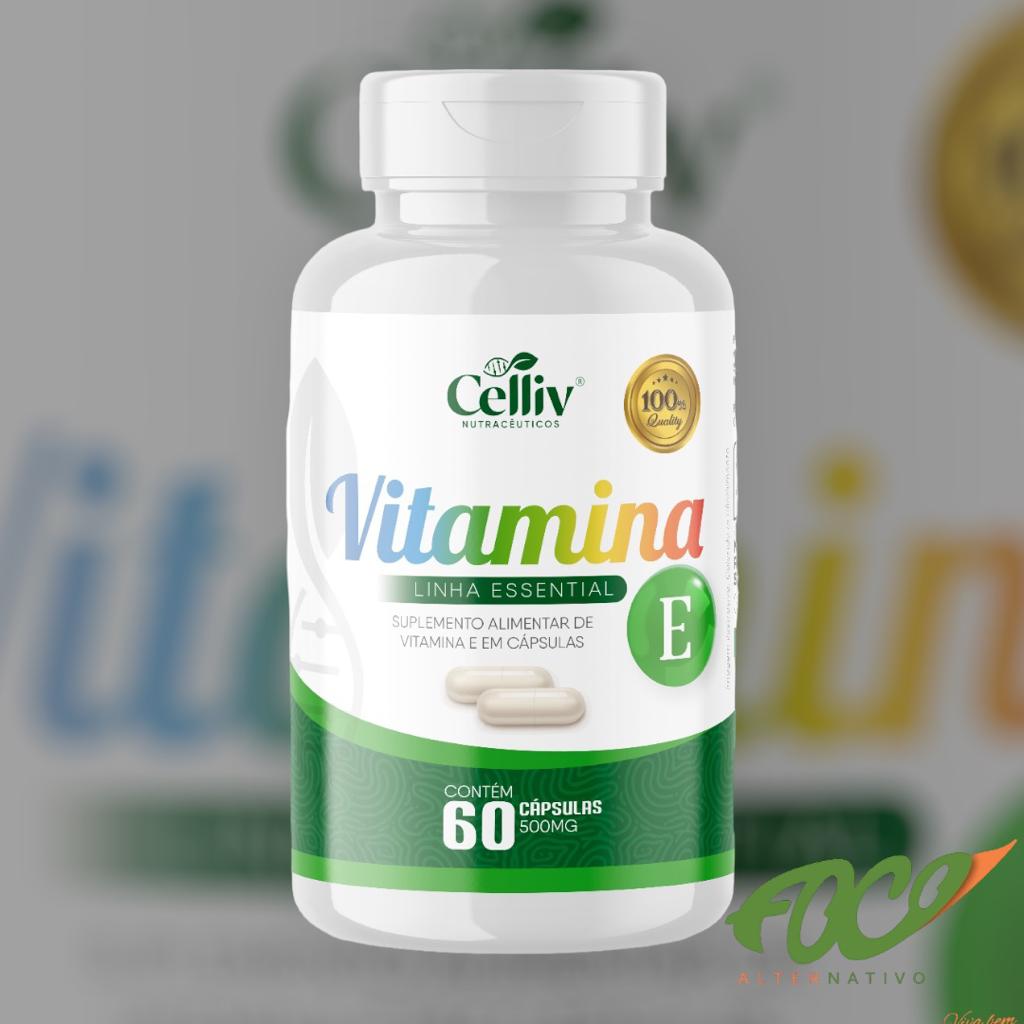 VITAMINA E 60CAPS CELLIV - Foco Alternativo - Atacado de Produtos Naturais