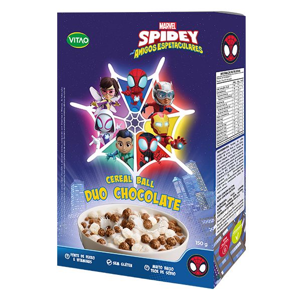 CHOCOBOLL DUO - CEREAL SABOR CHOCOLATE E CHOCOLATE BRANCO SEM GLÚTEN ...