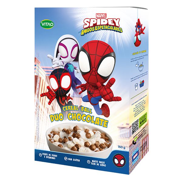 CHOCOBOLL DUO - CEREAL SABOR CHOCOLATE E CHOCOLATE BRANCO SEM GLÚTEN ...