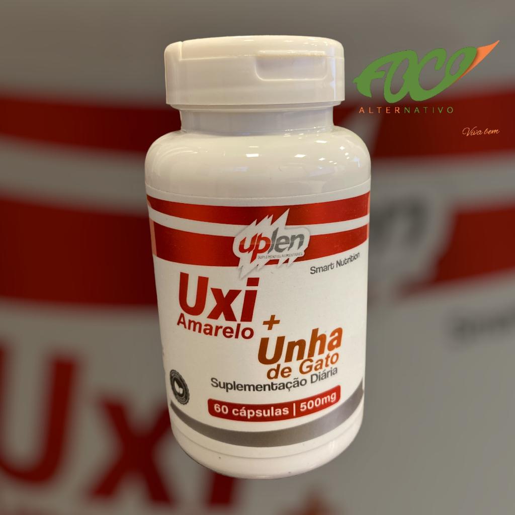 UXI AMARELO COM UNHA DE GATO 60CAPS 500MG - UPLEN - Foco Alternativo ...