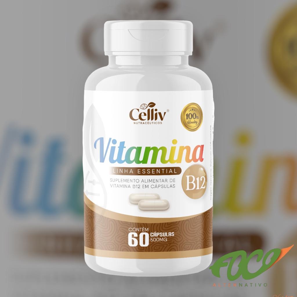 VITAMINA B12 60CAPS CELLIV - Foco Alternativo - Atacado de Produtos ...